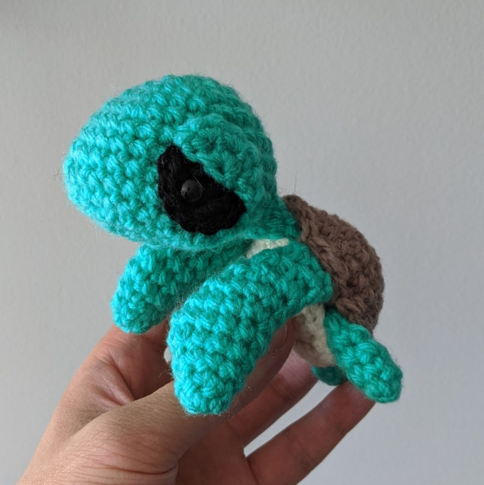Sea Turtle Amigurumi Crochet Pattern - Sir Purl Grey
